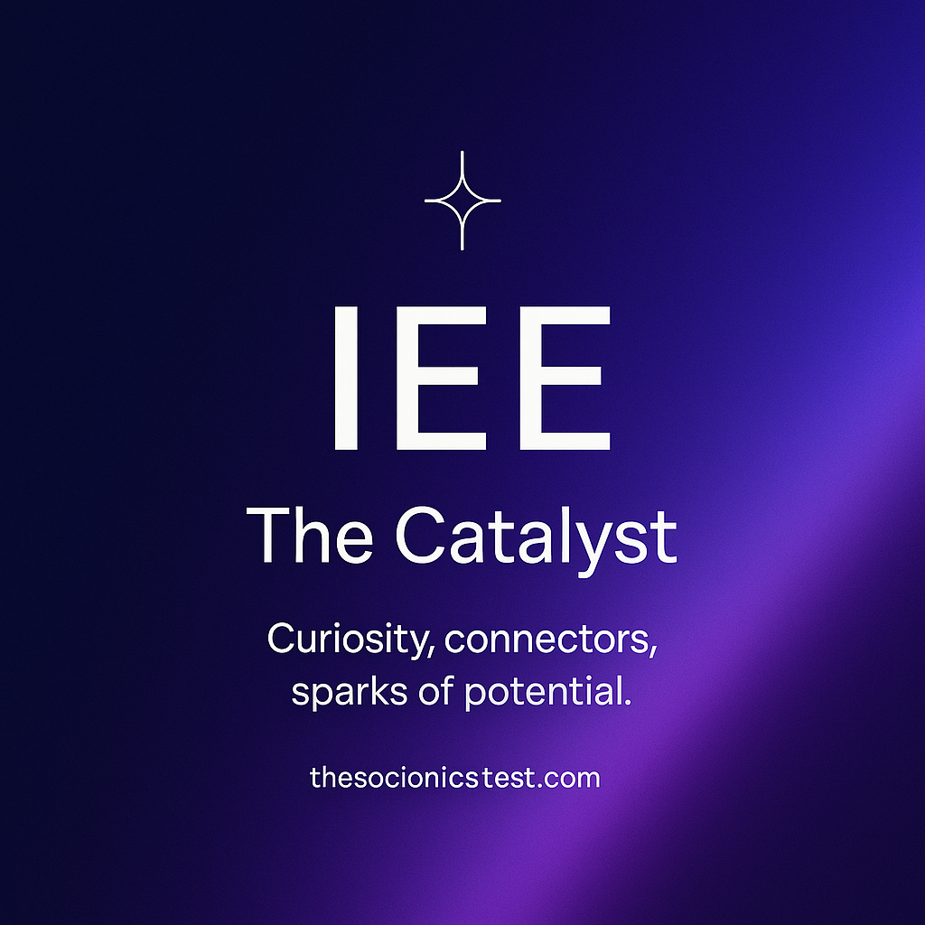 IEE (ENFp) – The Catalyst | Socionics Personality Type
