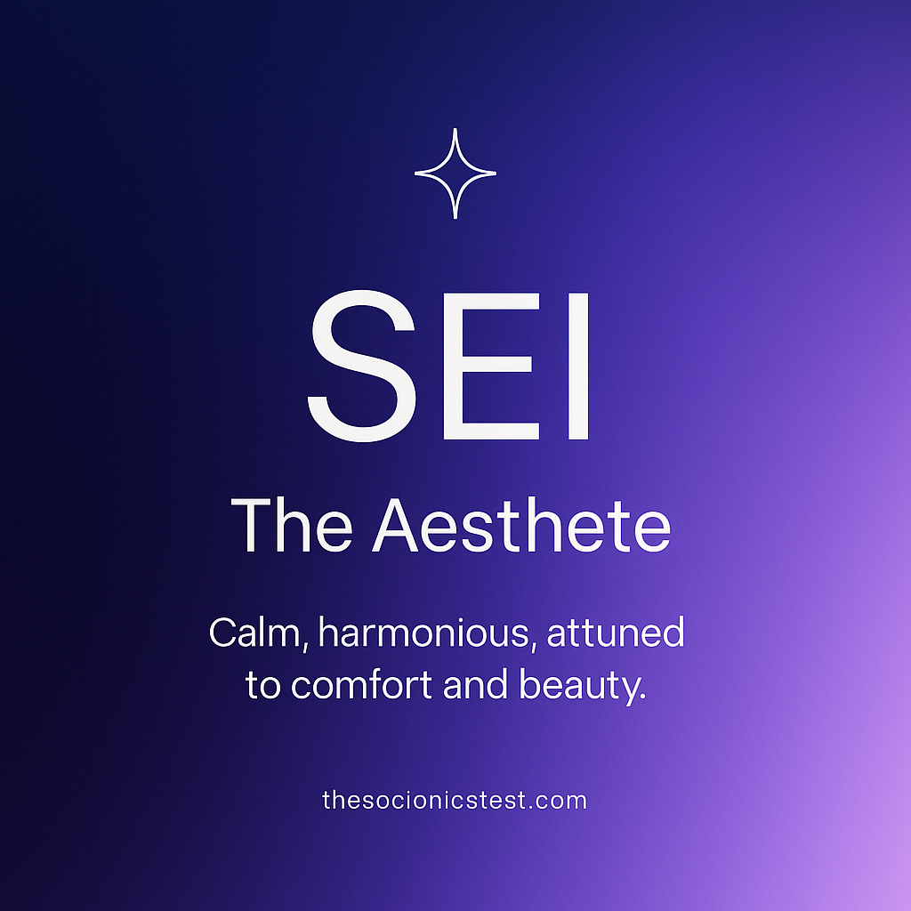 SEI (ISFp) – The Aesthete | Socionics Personality Type